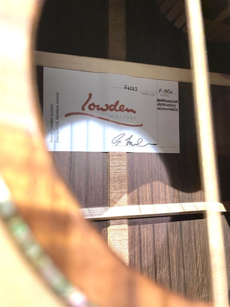 Lowden F50(MR/AD)-全單板手工民謠吉他 | 卡比音樂工作室